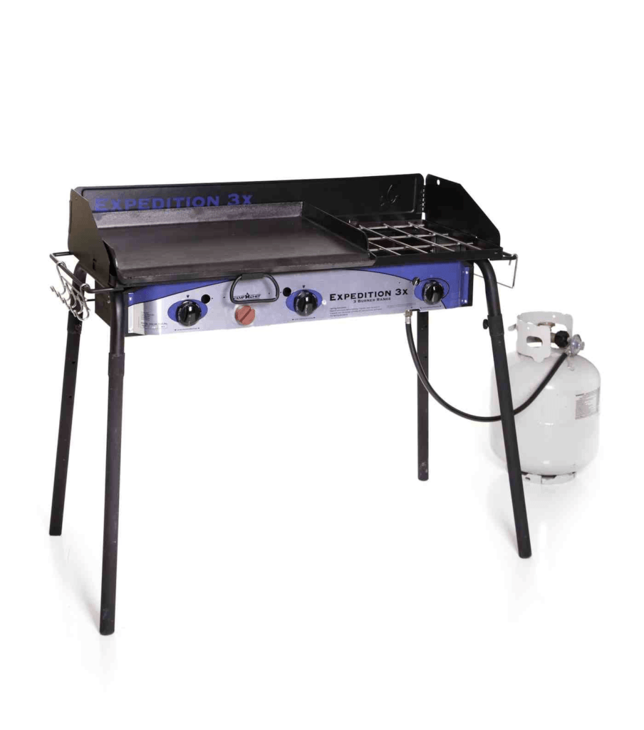 Camp Chef Expedition 3X 3-Burner Portable Propane Gas Grill In Black